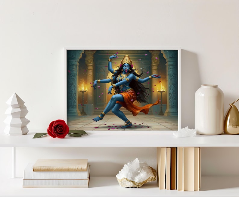 Kali Dancing, Goddess Kali, Kali Maa, Hindu Goddess Kali, Kali Art ...