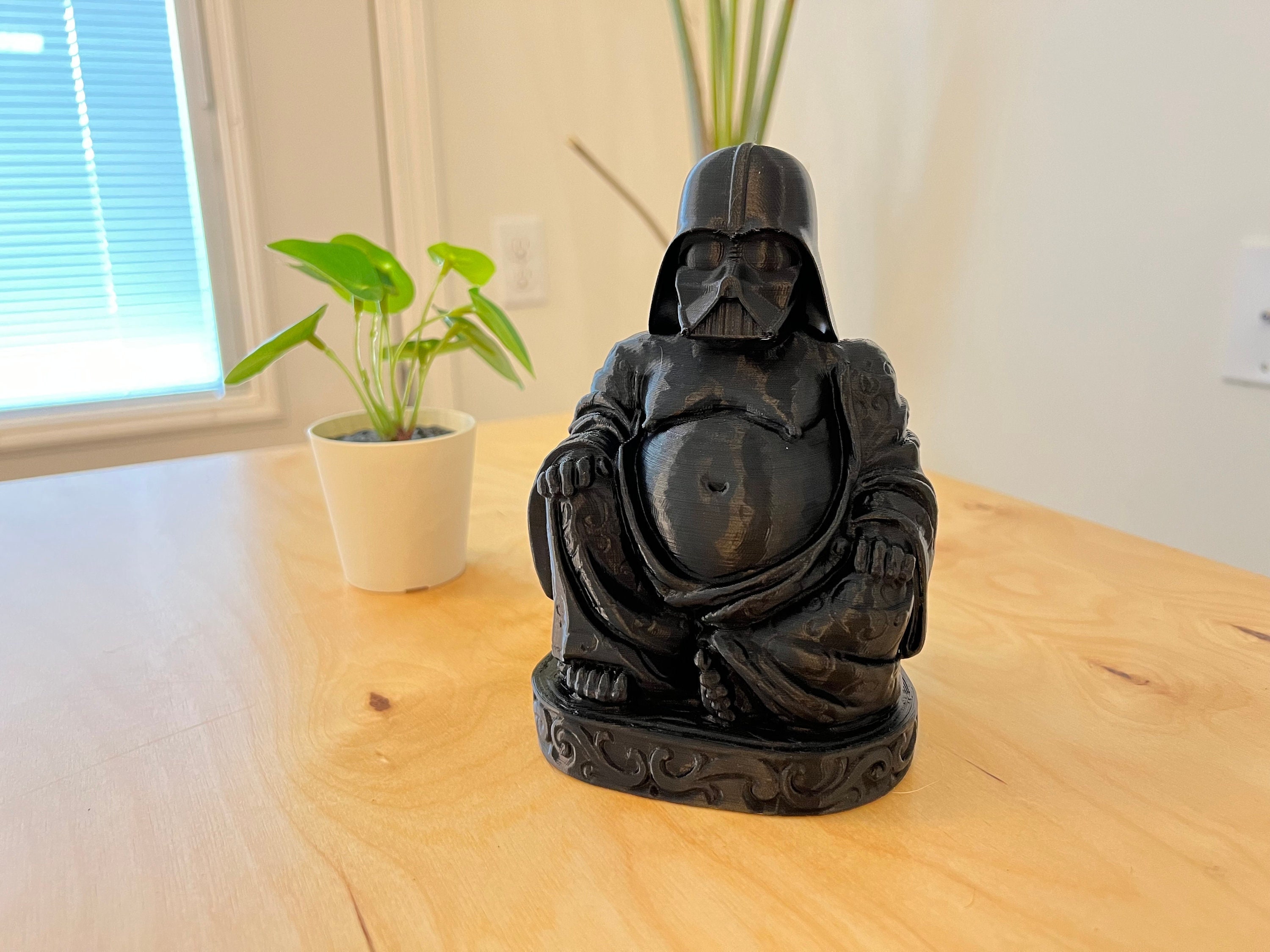 Star Wars Darth Vader Buddha Figurine Statue - Etsy