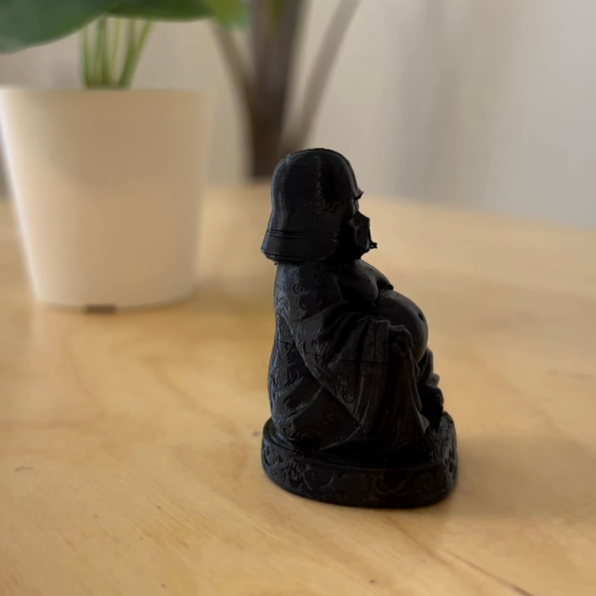 Star Wars Darth Vader Buddha Figurine Statue - Etsy
