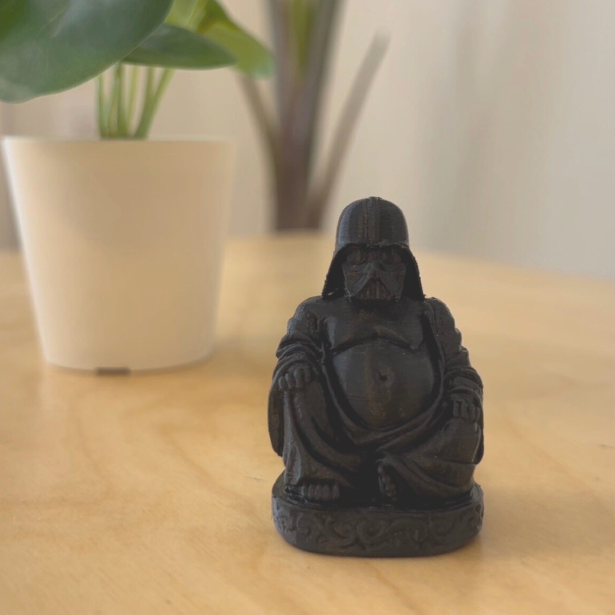 Star Wars Darth Vader Buddha Figurine Statue - Etsy