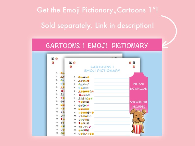 Buy Fairy Tales Emoji Pictionary Game Slumber Party Games Icebreaker ...