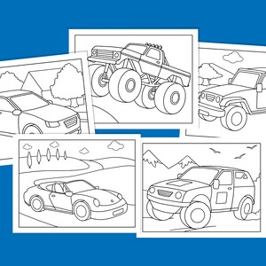40 Vehicle Coloring Pages for Kids | Printable Transportation Coloring ...