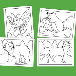 32 Animal Coloring Pages for Kids | Printable Coloring Book for ...