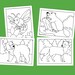 32 Animal Coloring Pages for Kids Printable Coloring Book for ...