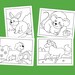 32 Animal Coloring Pages for Kids Printable Coloring Book for ...