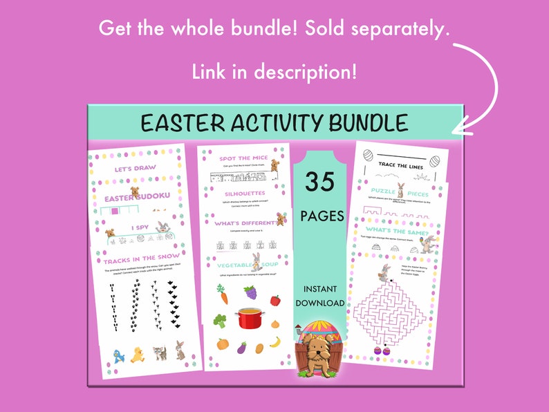 Easter Emoji Pictionary | Printable Easter Game for Kids | Activity for ...