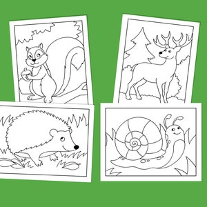 32 Animal Coloring Pages for Kids | Printable Coloring Book for ...