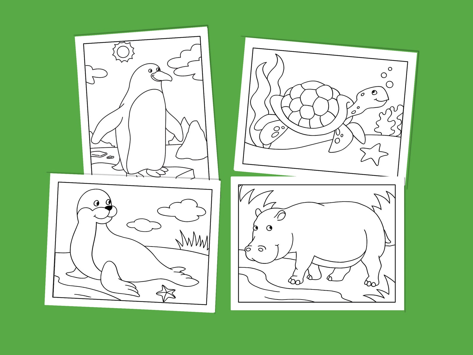 32 Animal Coloring Pages for Kids | Printable Coloring Book for ...