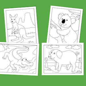 32 Animal Coloring Pages for Kids | Printable Coloring Book for ...