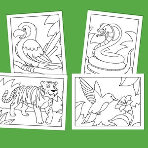 32 Animal Coloring Pages for Kids | Printable Coloring Book for ...
