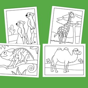 32 Animal Coloring Pages for Kids | Printable Coloring Book for ...