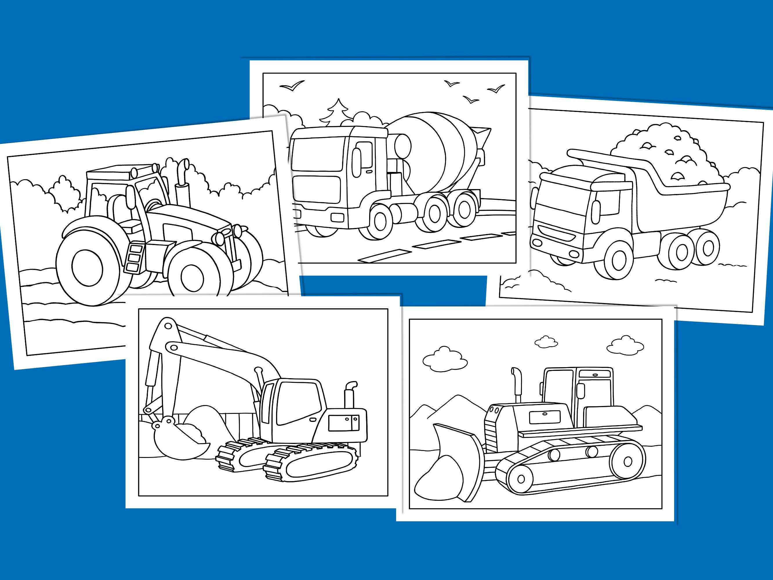 40 Vehicle Coloring Pages for Kids | Printable Transportation Coloring ...