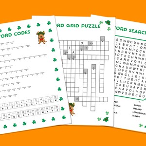 St Patricks Day Activity & Coloring Page Bundle | 60 Printable Games ...