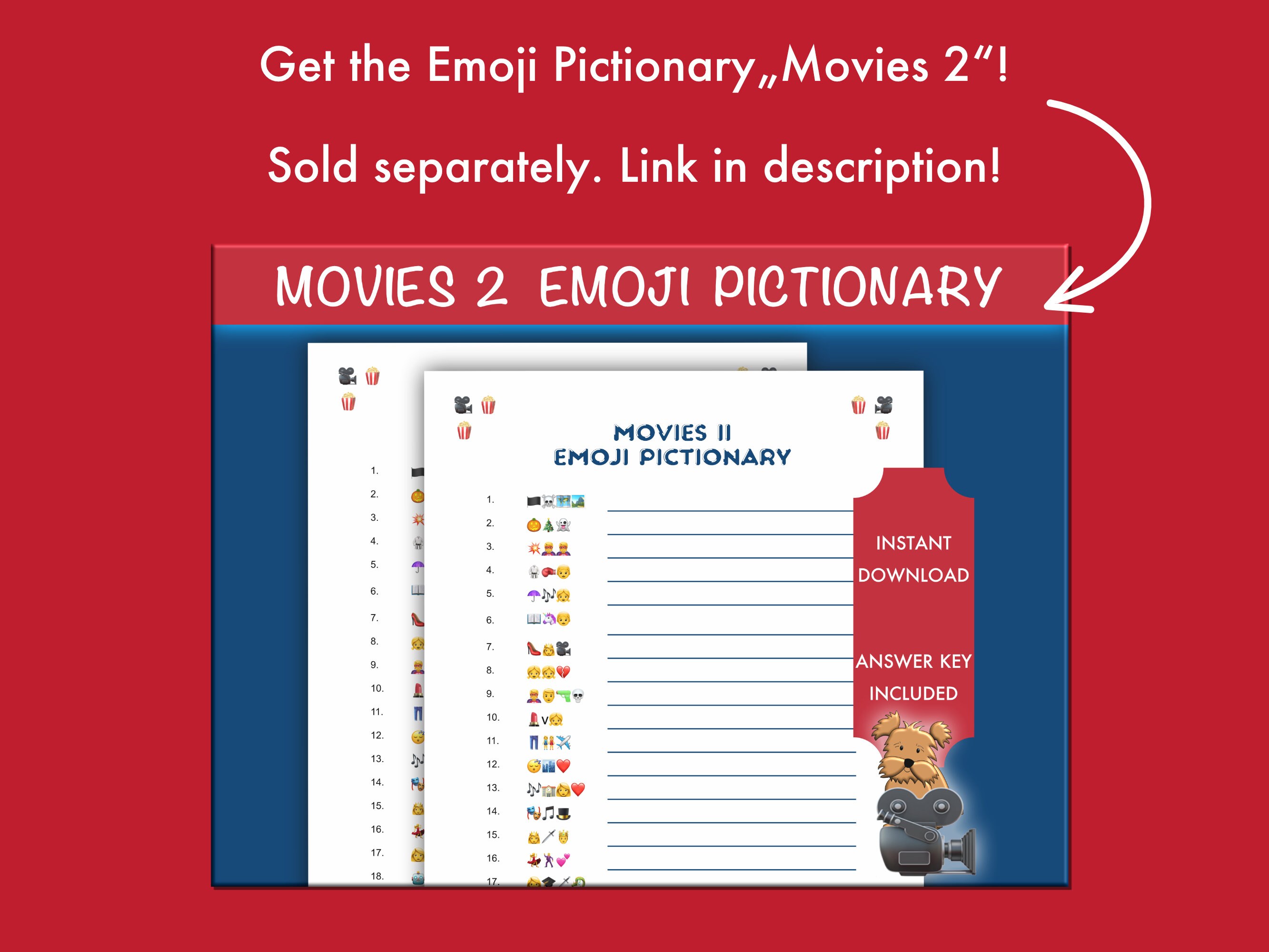 Superheroes 2 Emoji Pictionary Game | Slumber Party Games | Icebreaker ...