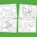 32 Animal Coloring Pages for Kids Printable Coloring Book for ...