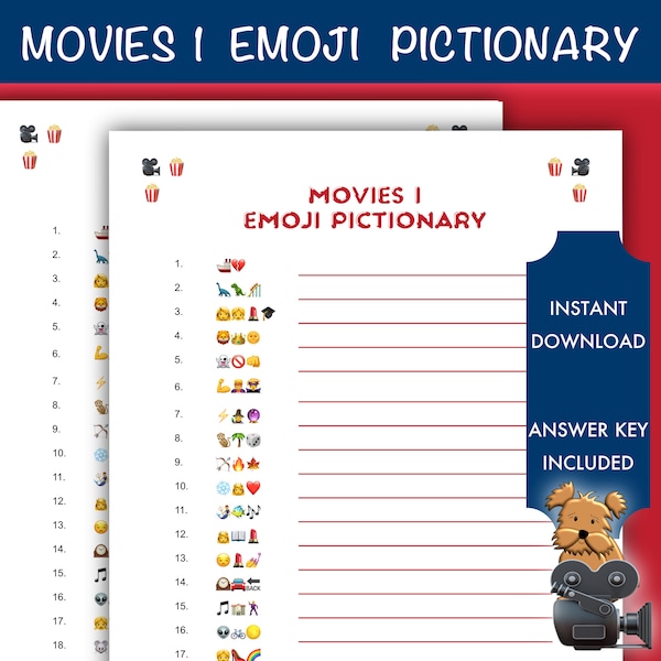Emoji Pictionary Teen Game - Etsy