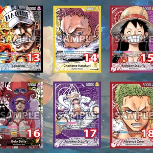 Leader Card | Custom Handmade Anime Trading Cards | TCG - Etsy