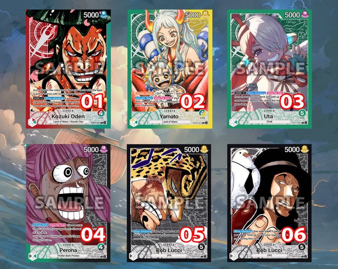 Leader Card | Custom Handmade Anime Trading Cards | TCG - Etsy