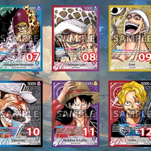 Leader Card Custom Handmade Anime Trading Cards TCG - Etsy