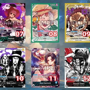 Leader Card | Custom Handmade Anime Trading Cards | TCG - Etsy