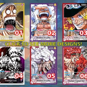 Leader Card Custom Handmade Anime Trading Cards TCG - Etsy