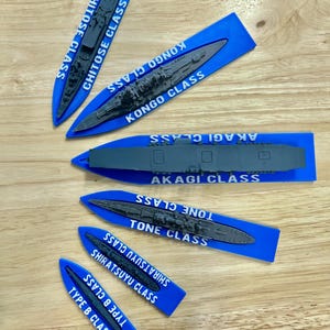 Imperial Japanese Navy Ship Bases - Sub Bases - Miniature Bases ...