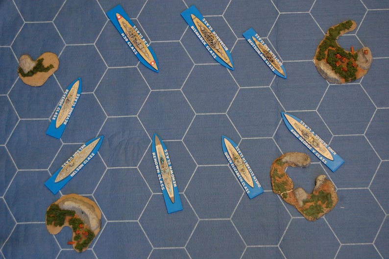 German Navy Ship Bases - Sub Bases - Miniature Bases - Victory at Sea ...