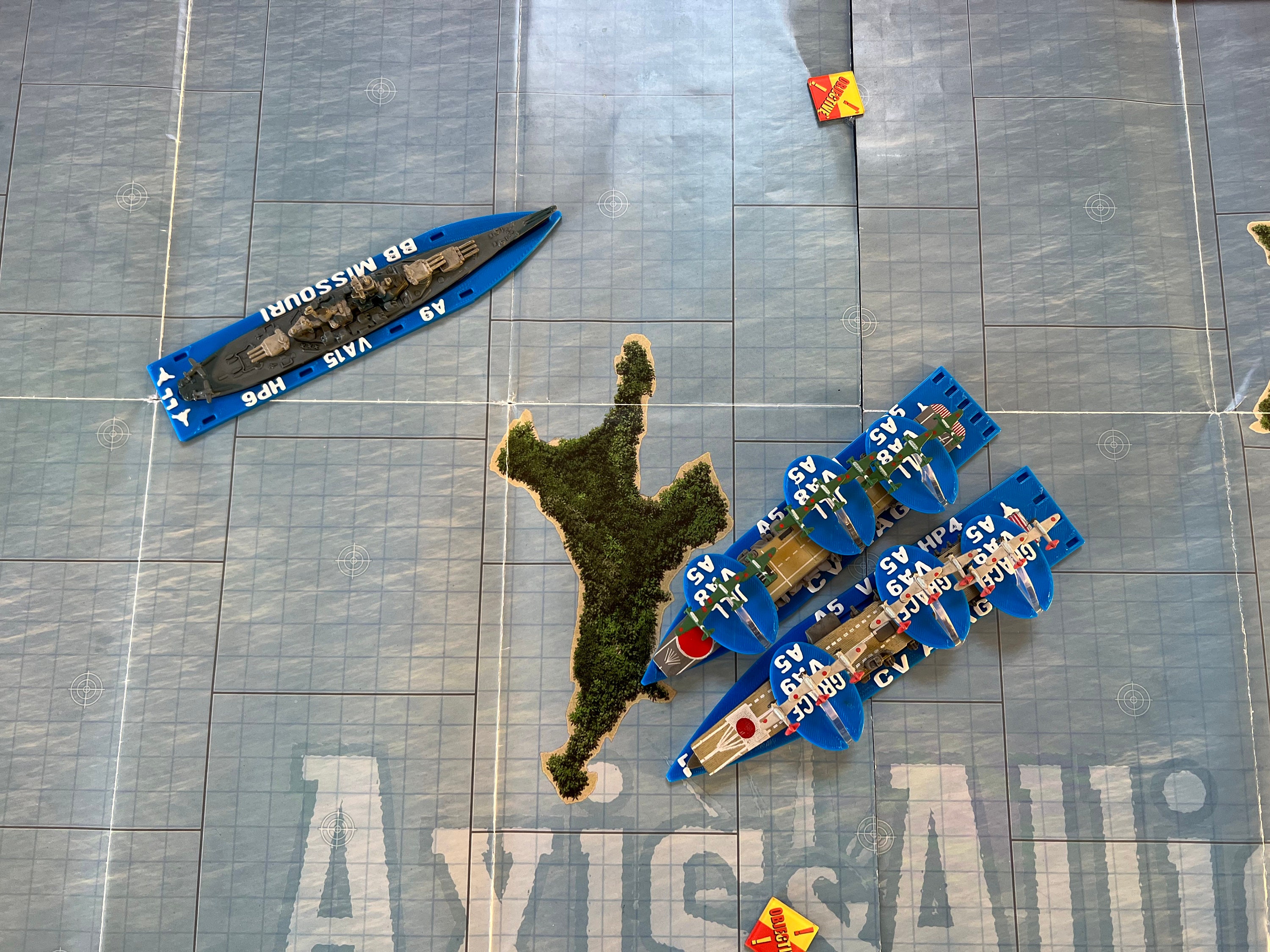 Custom War at Sea Ship Base 3D Printed Carrier Ship Base Tabletop Game ...