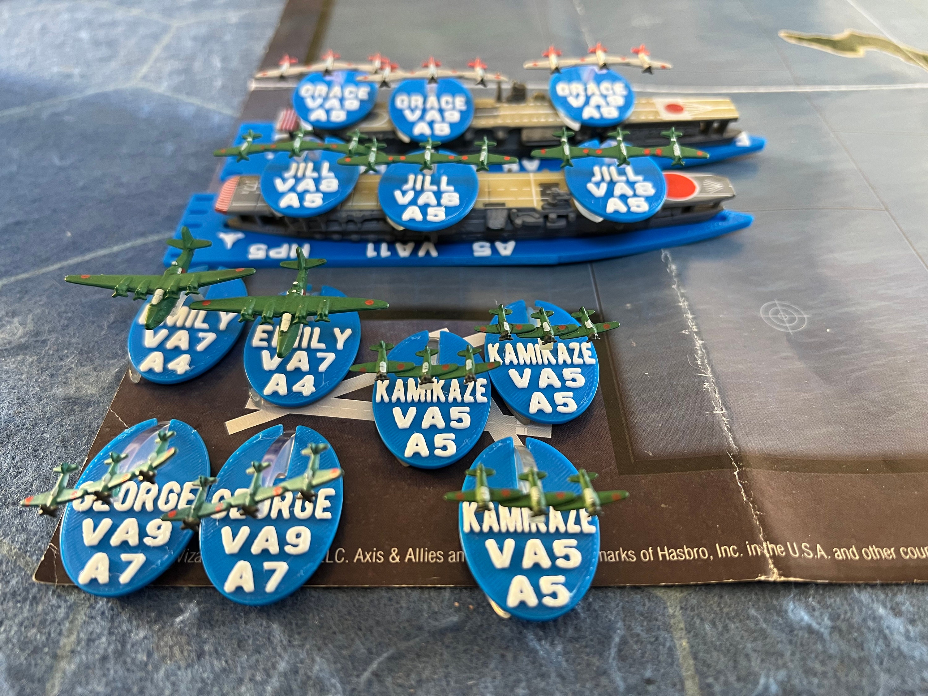 Custom War at Sea Ship Base 3D Printed Carrier Ship Base Tabletop Game ...