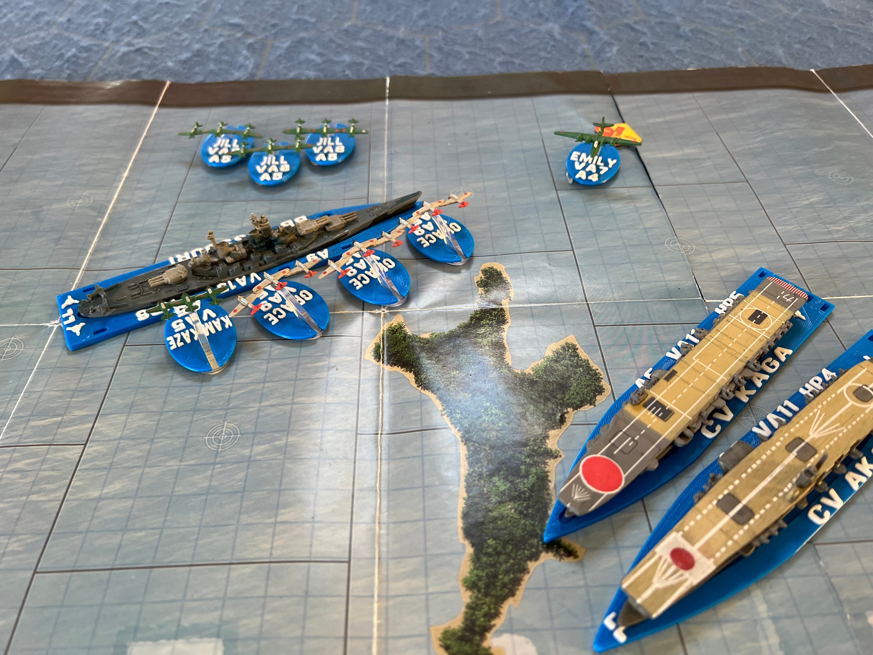 Custom War at Sea Ship Base 3D Printed Carrier Ship Base Tabletop Game ...