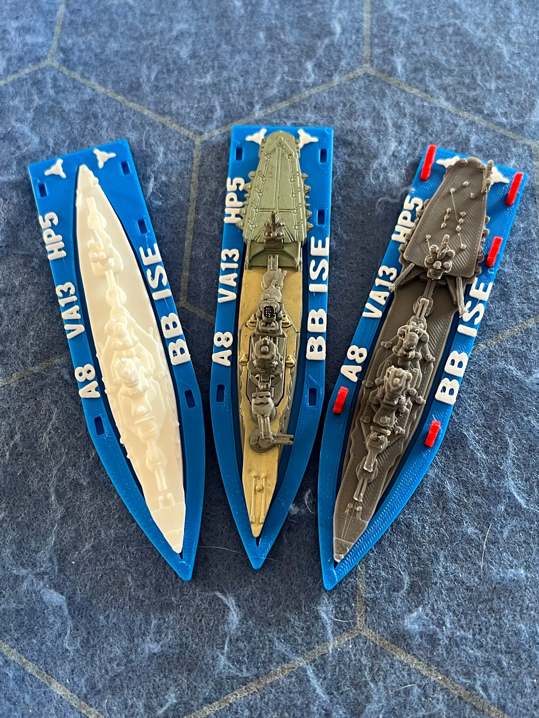 Custom War at Sea Ship Base 3D Printed Battleship Ship Base Tabletop ...