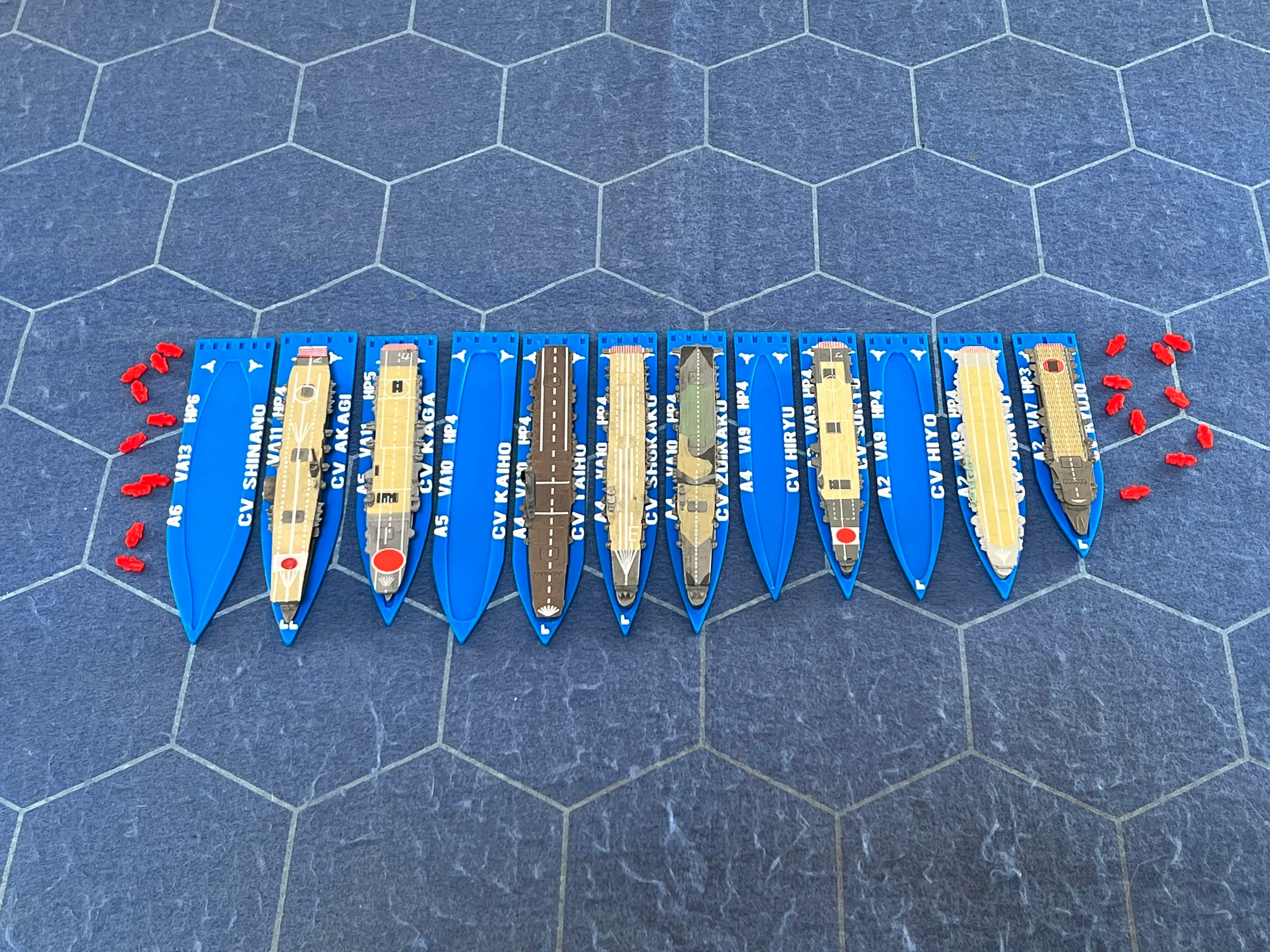 Custom War at Sea Ship Base 3D Printed Carrier Ship Base Tabletop Game ...