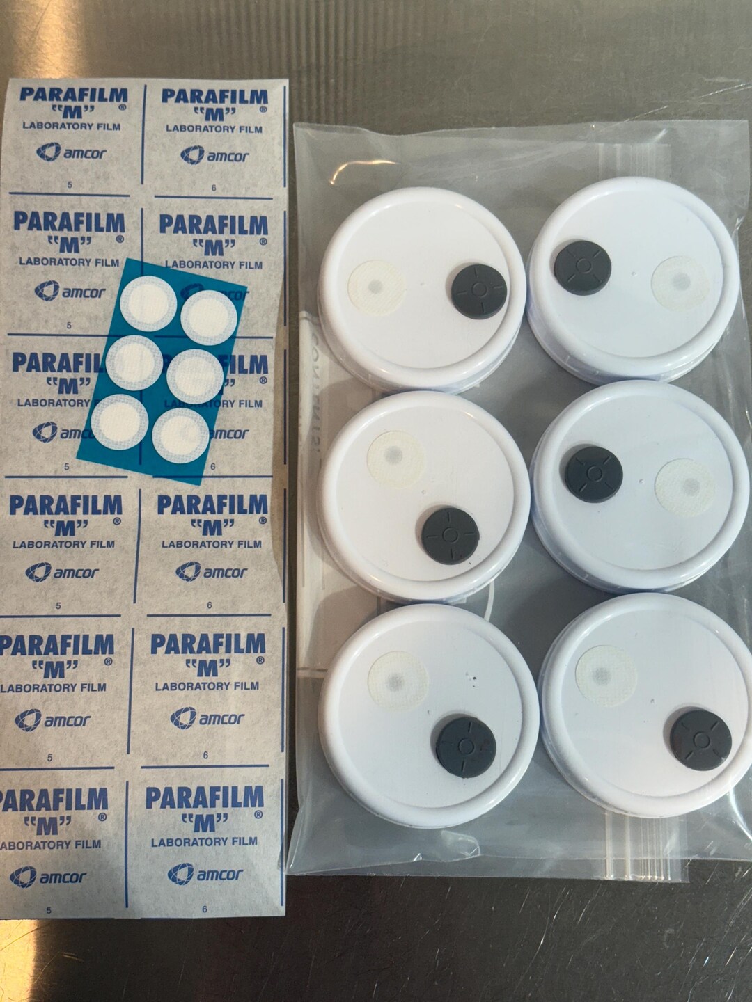 Mushroom Liquid Culture Lids: 6-pack Autoclaveabale + 6 Extra Filters ...