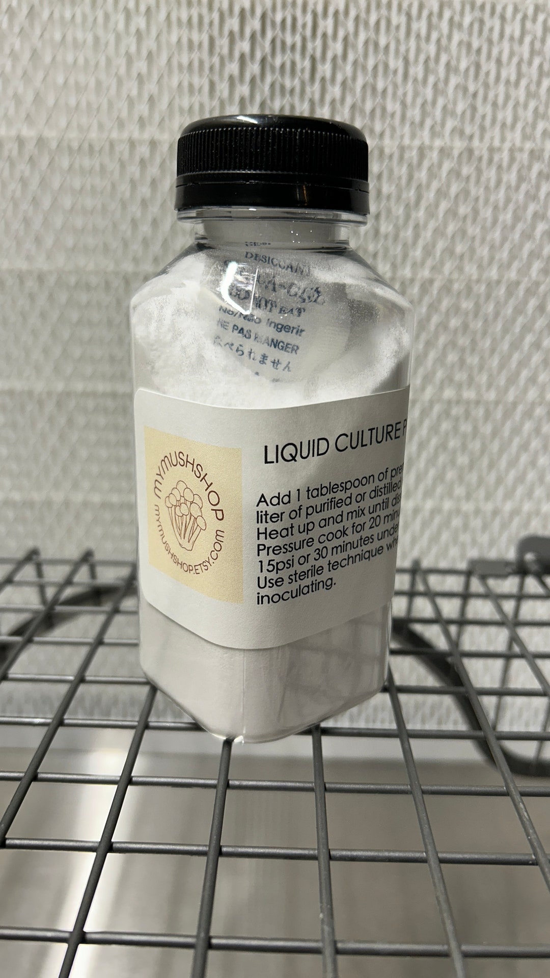 Liquid Culture Premix for Growing Mushroom Mycelium, 150g, Makes 12 ...