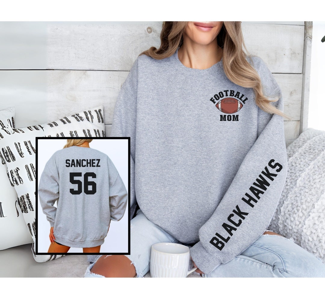 Custom Football Mom Sweatshirt, Game Day Crewneck, High School Football ...