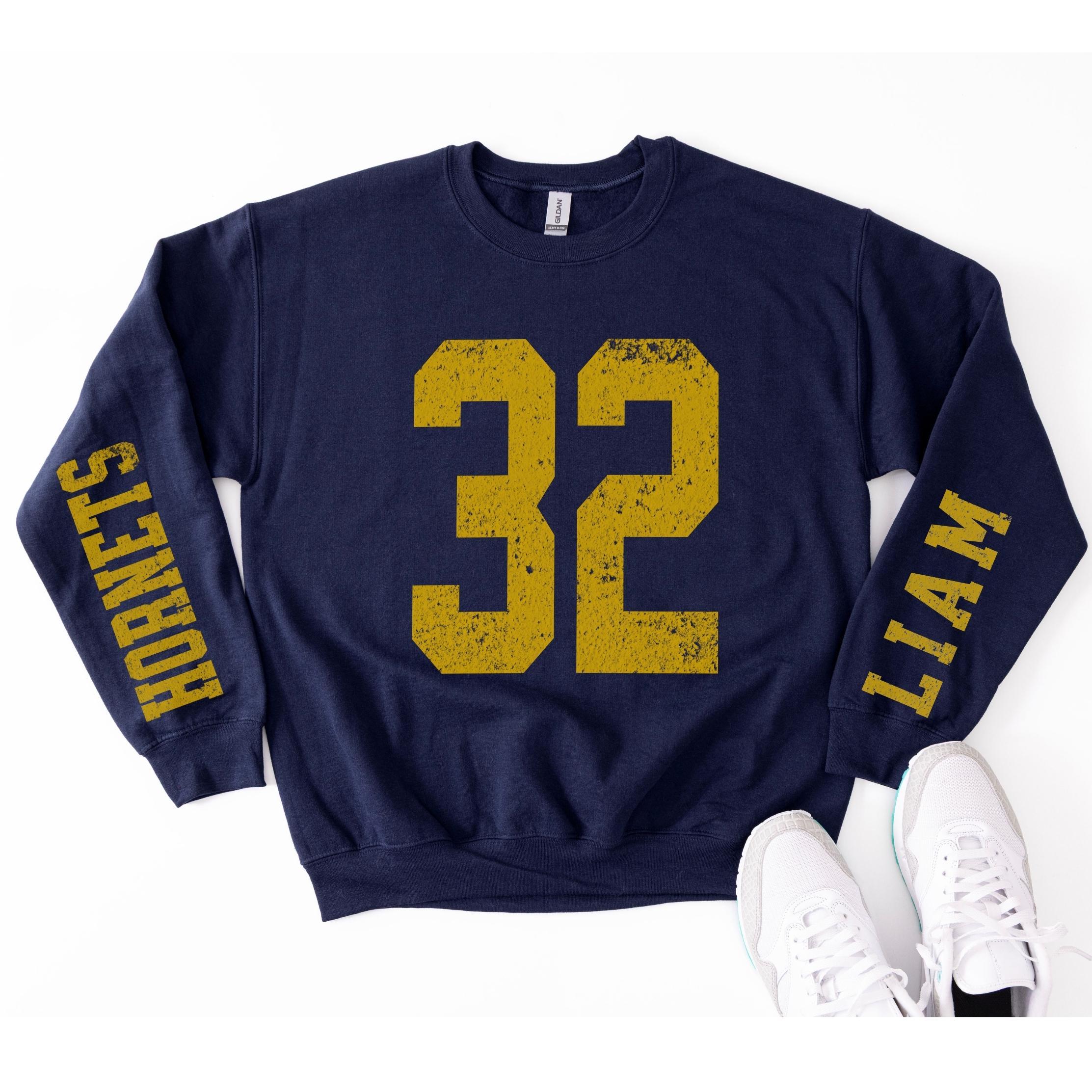 Custom Number Sweatshirt, Baseball Mom, Football Mama Sweater, Sports ...