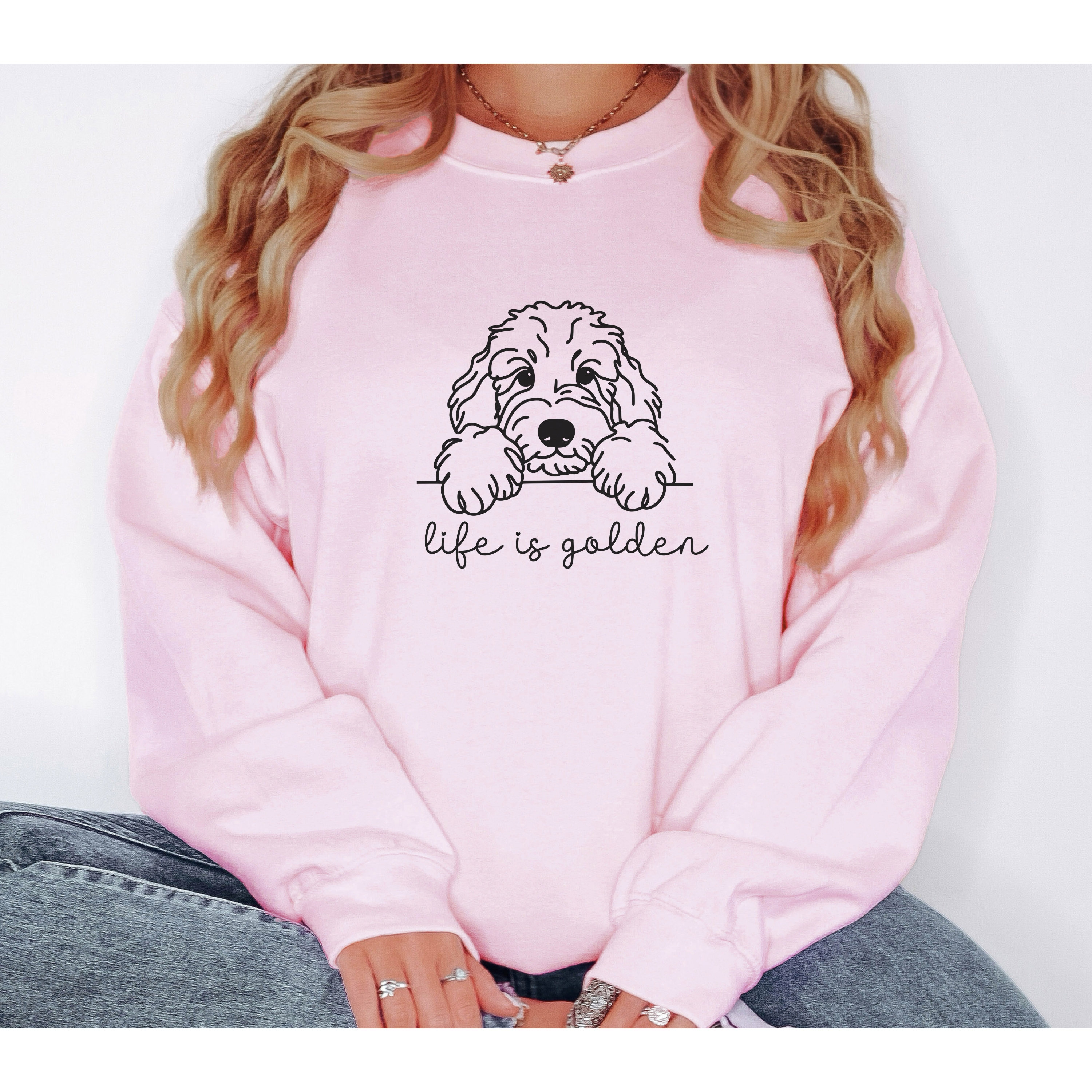 Goldendoodle Sweatshirt, Doodle Dog Mom Gift, Golden Doodle Sweater ...
