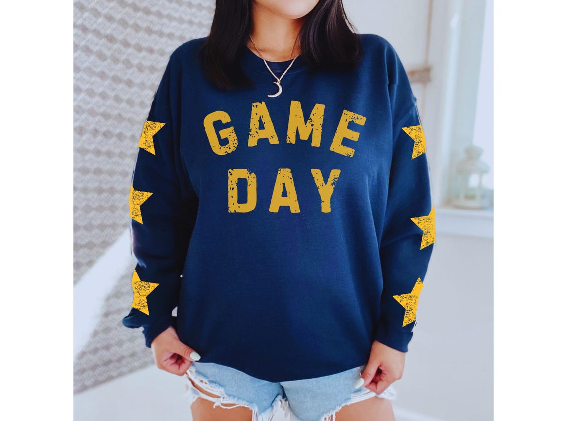 Custom Game Day Sweatshirt, Gameday Sweater, Baseball Mom, Football ...