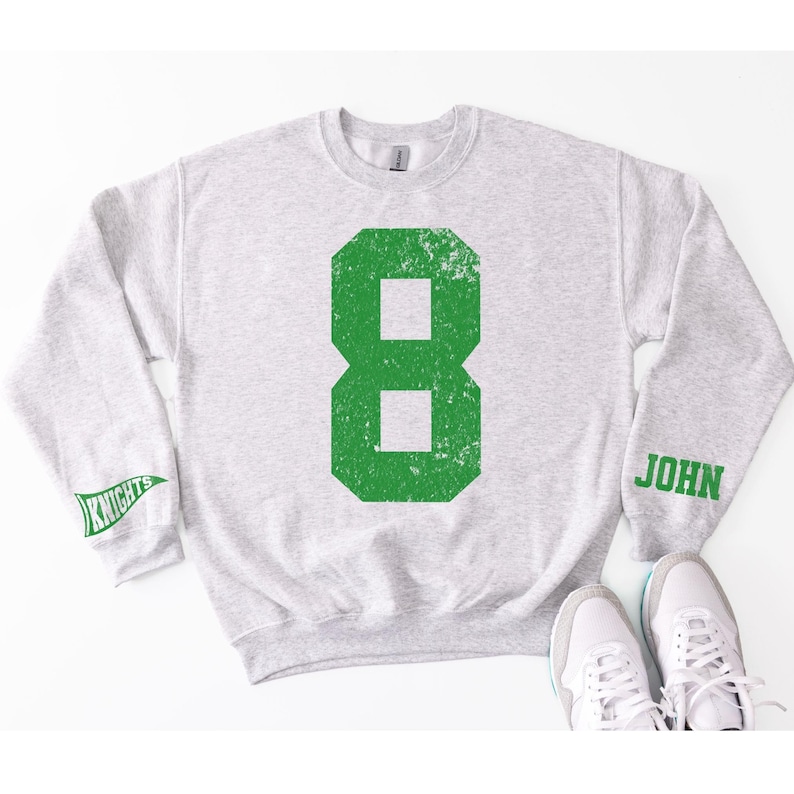 Custom Number Sweatshirt, Personalized Baseball Mom, Football Sweater ...