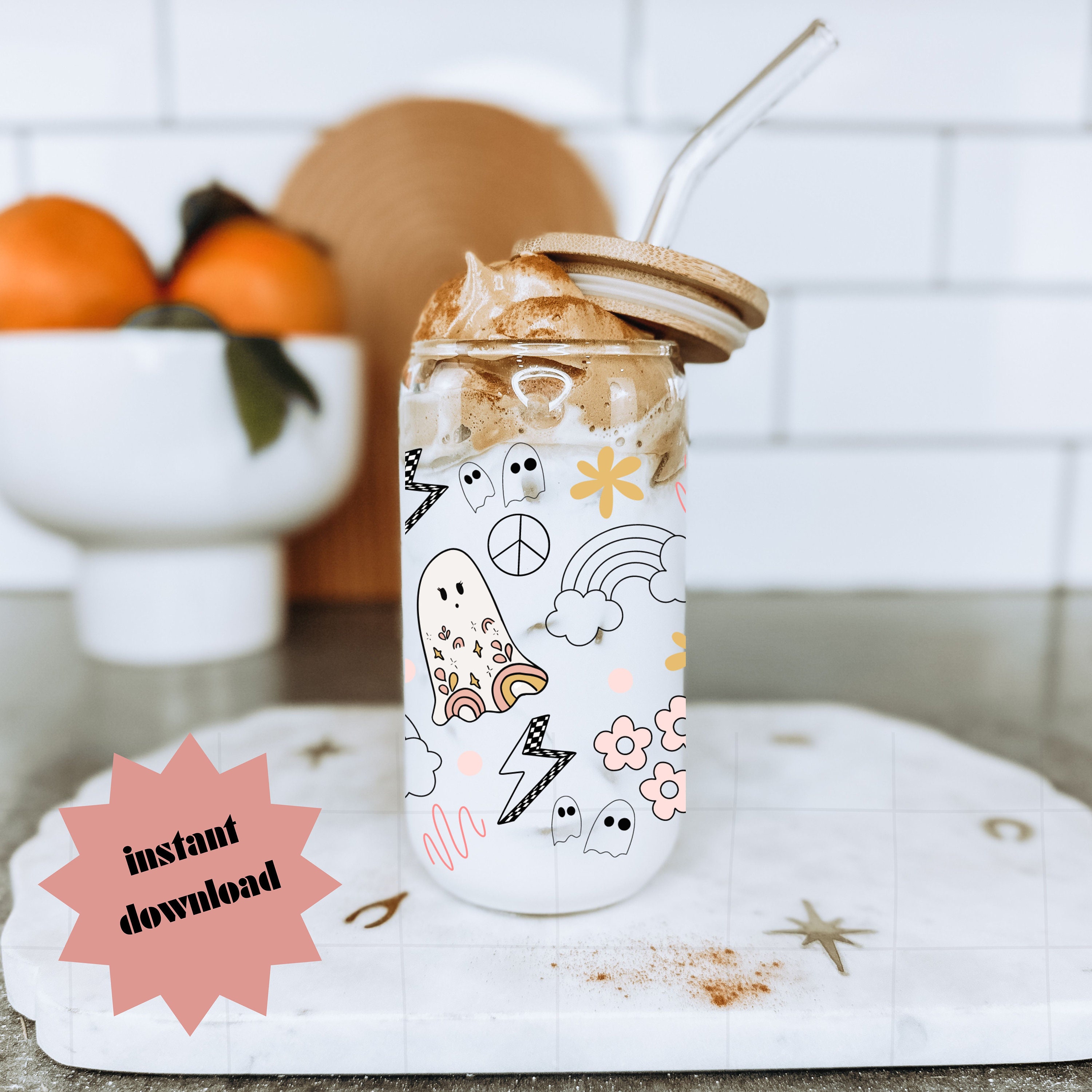 Ghost Libbey SVG Libbey Glass Wrap Beer Can Glass Svg Libbey Cute ...