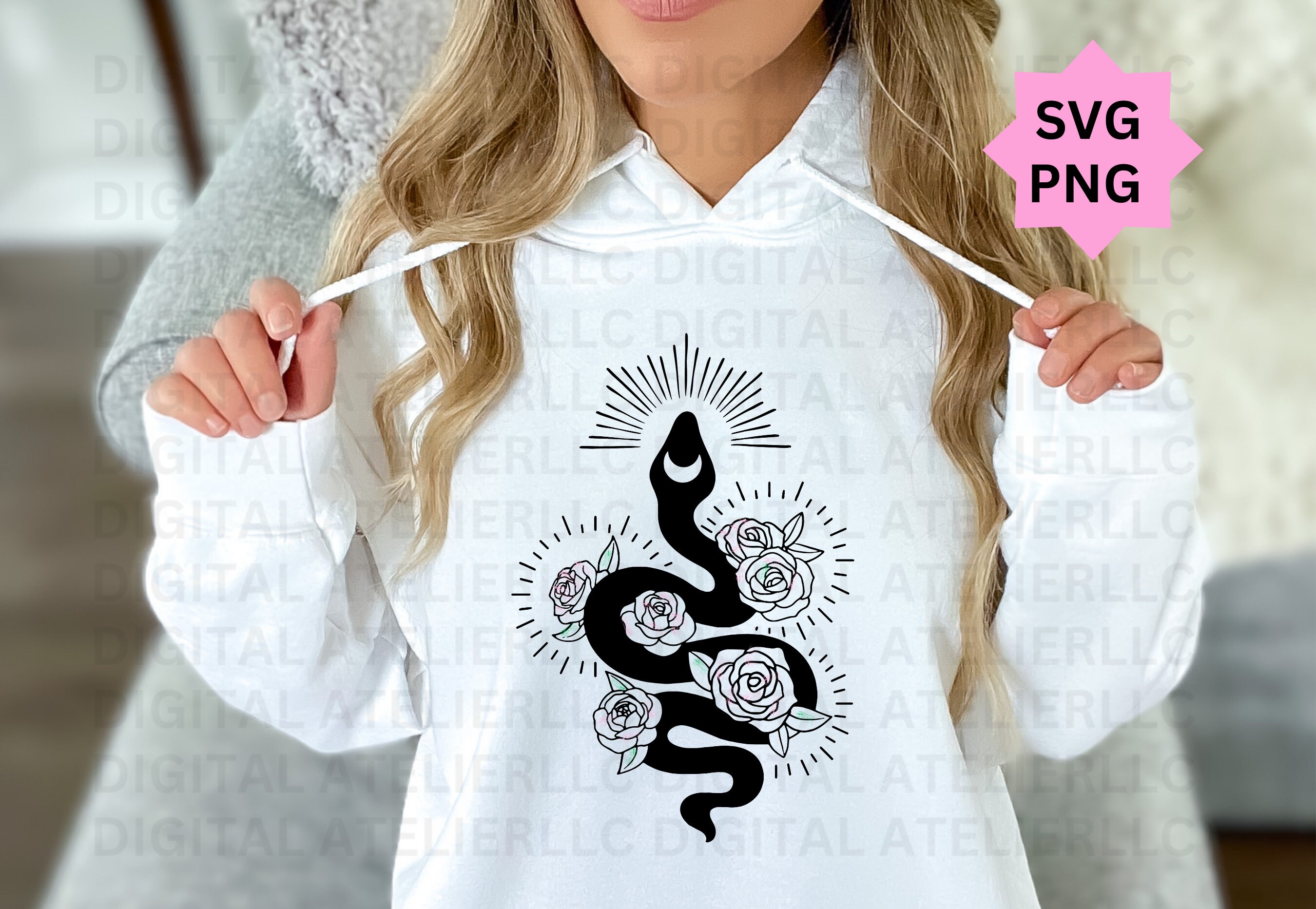 Snake SVG, Snake Png, Snake Vector, Floral Snake Svg, Snake Clipart ...