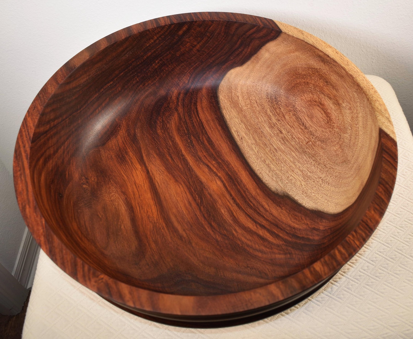 Very Large Rosewood Wood Bowl - Etsy