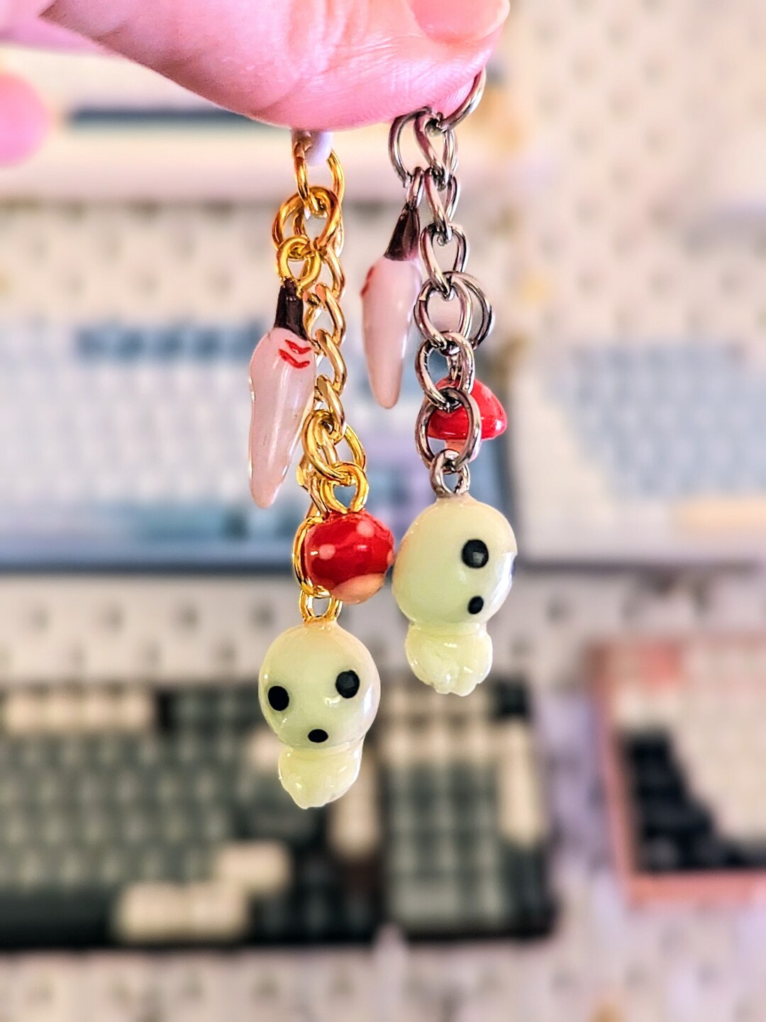 Handmade Princess Mononoke Forest Spirit Kodamas Glow-in-the-dark ...