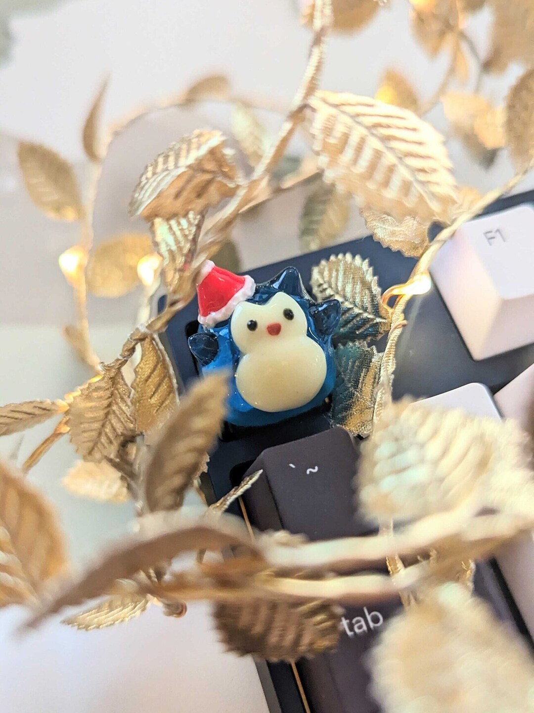 Handmade Chonky Santa Snorlax Artisan Keycap - Etsy