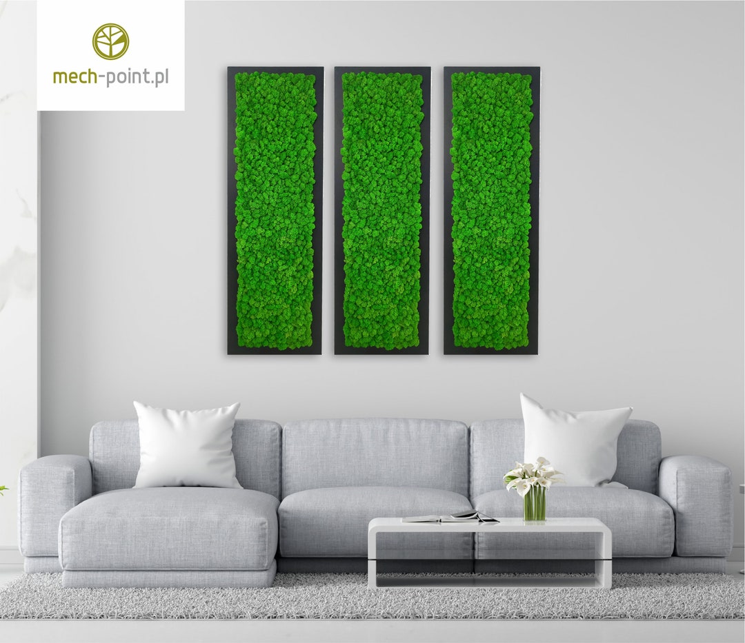 Żywy Obraz, Obraz 3D, Chrobotek Reniferowy, Dekoracja ścienna, Ozdoba ...