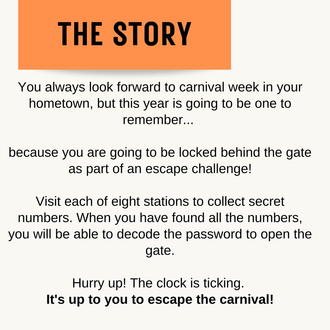 Carnival Escape Room for Kids Printable DIY Escape Game at Home ...