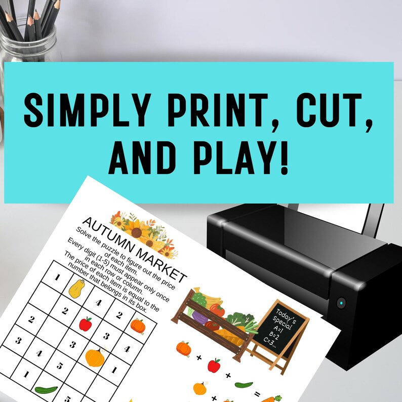 Autumn Printable Escape Room for Kids Activity - Fall Party Game DIY ...