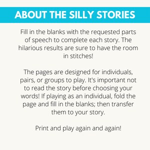 Camping Game for Kids | Fill-in-the-blank Grammar Ad Libs Funny Party ...