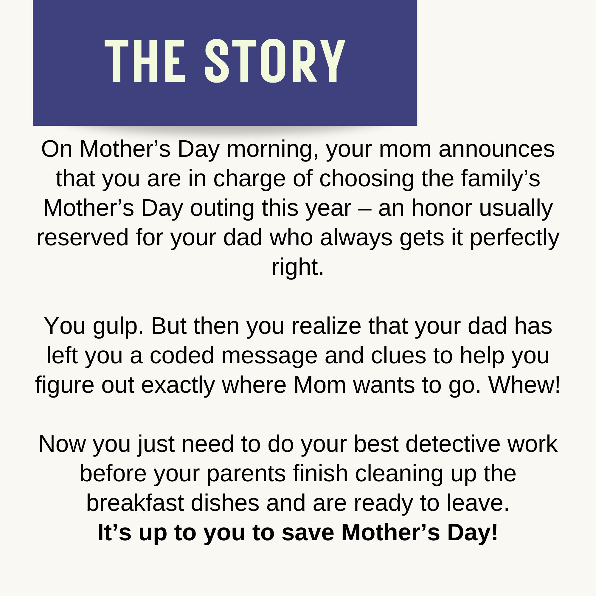 Mother's Day Escape Room for Kids Printable PDF Mother's Day Game for ...