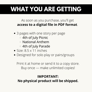 Printable 4th of July Activity for Kids - Funny Fill-in-the-blank ...